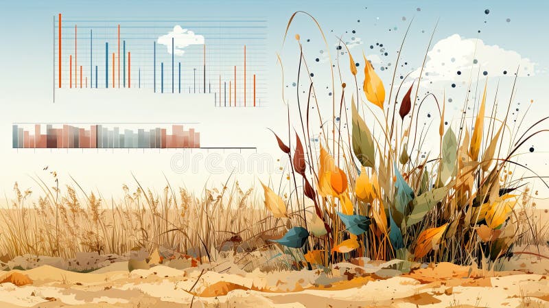 Infographic on the Plains, Figuratively and Literally Stock Photo ...