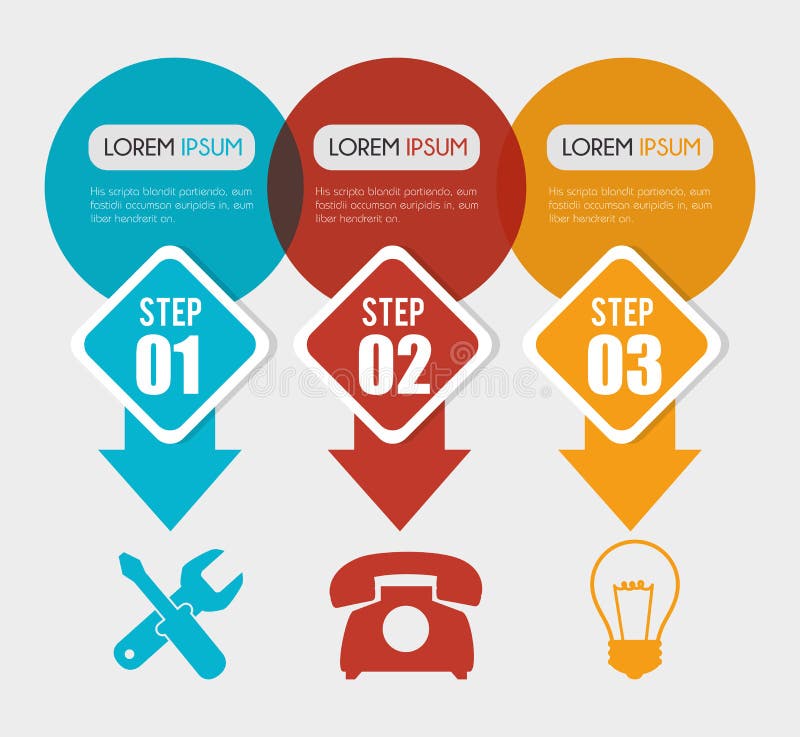 Infographic-Plangrafikdesign Vektor Abbildung - Illustration von ...