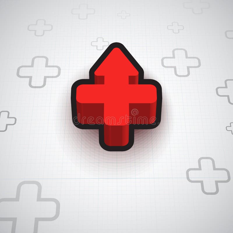 Plus Symbol with Media Icons Texture Stock Vector - Illustration of ...