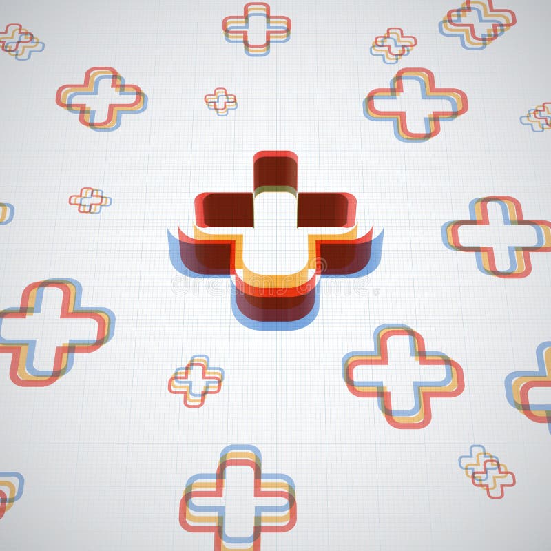 Infographic Plus Symbol stock illustration. Illustration of element ...