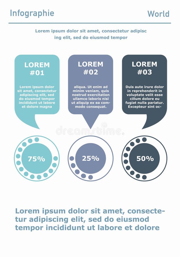 Infographic Poster or Banner Stock Vector - Illustration of report ...