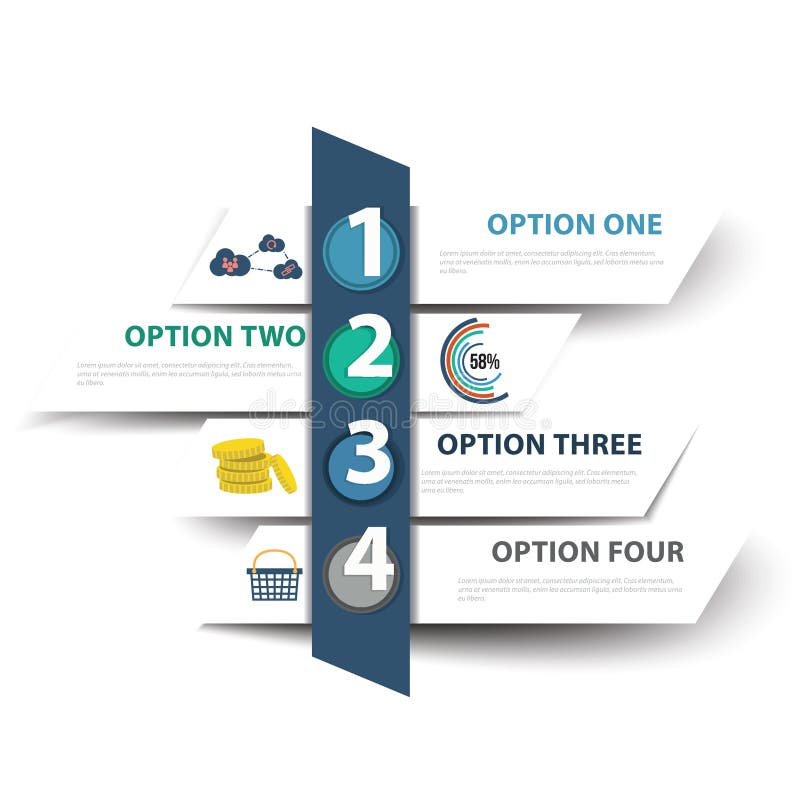 Infographic Presentation. Vector Illustration Decorative Design Stock ...