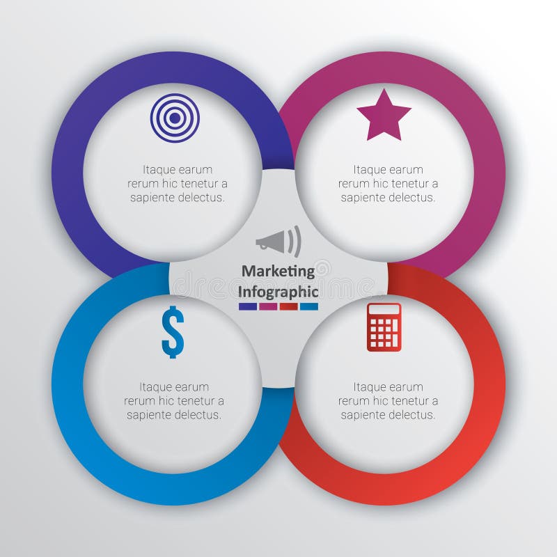 Infographic Presentation. Vector Illustration Decorative Design Stock ...