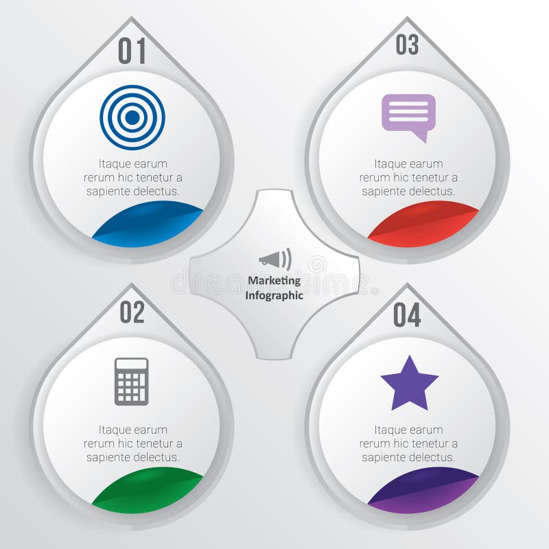 Infographic Presentation. Vector Illustration Decorative Design Stock ...