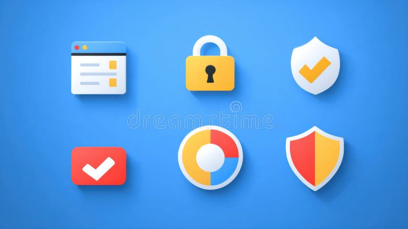 Internet Privacy Settings Checklist Infographic Featuring Lock and ...