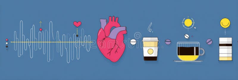 Effects of Caffeine on Heart Rate Illustrated through a Clear ...