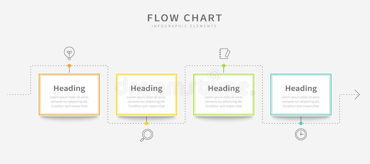 Dotted Line Horizontal Flow Steps Stock Illustrations – 12 Dotted Line ...
