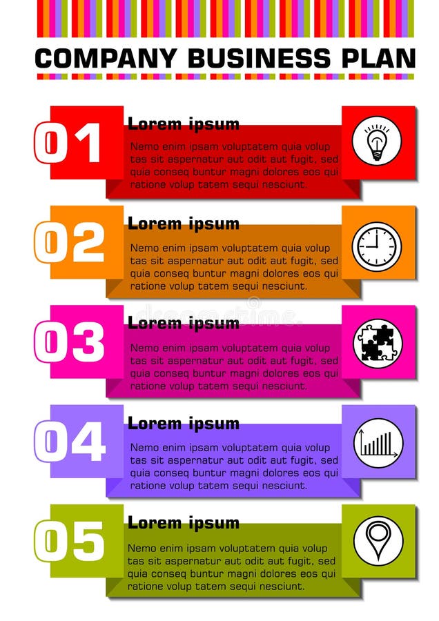 Infographic Process Visualization Template, Abstract Vector with ...