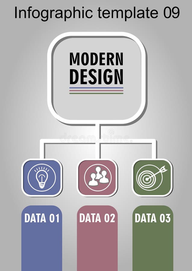 Infographic Process Visualization Template, Abstract Vector with Icons ...