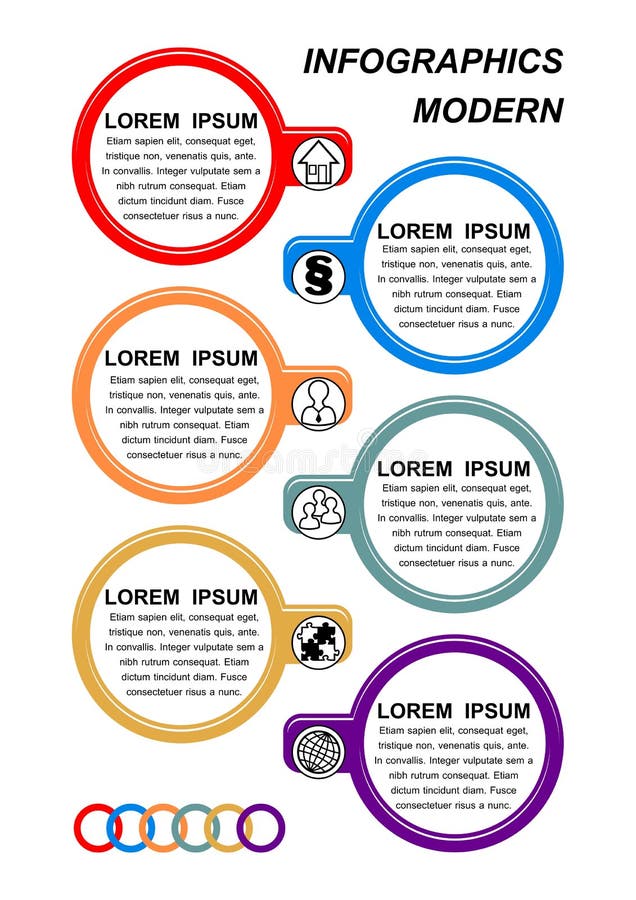 Infographic Process Visualization Template, Abstract Vector with ...
