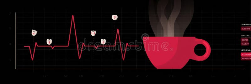 Caffeine Effects on Heart Rate Illustrated with Infographic Detailing ...