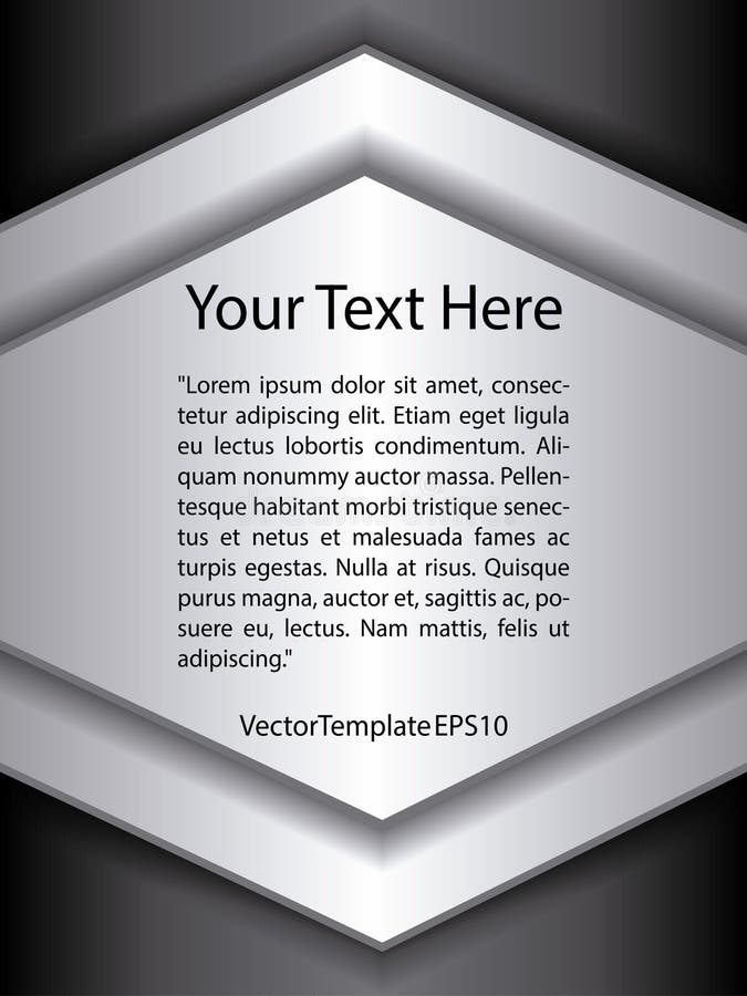 Infographic with Realistic Metallic Texture. Vector in High Quality Stock Vector - Illustration ...