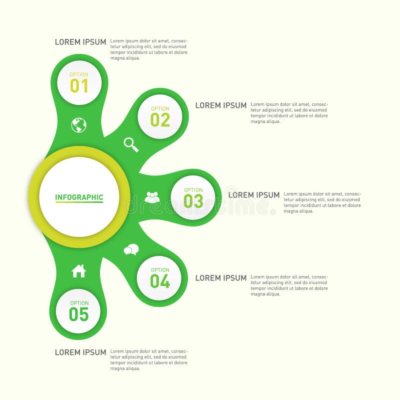 Infographic Report Template Design Element Stock Illustration ...