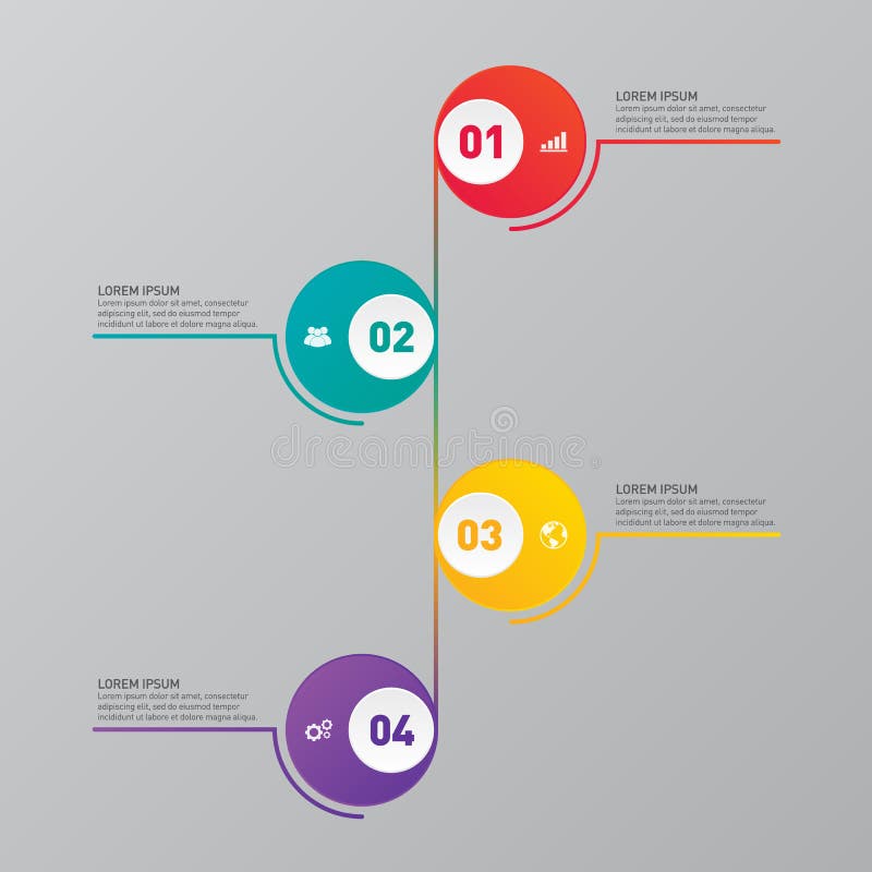 Infographic Report Template Design Element Stock Illustration ...