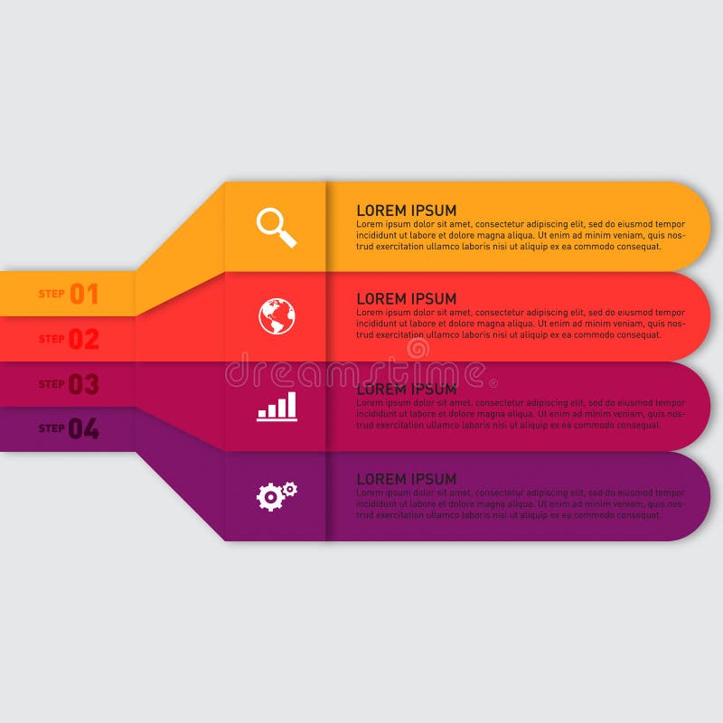 Infographic Report Template Design Element Stock Illustration ...