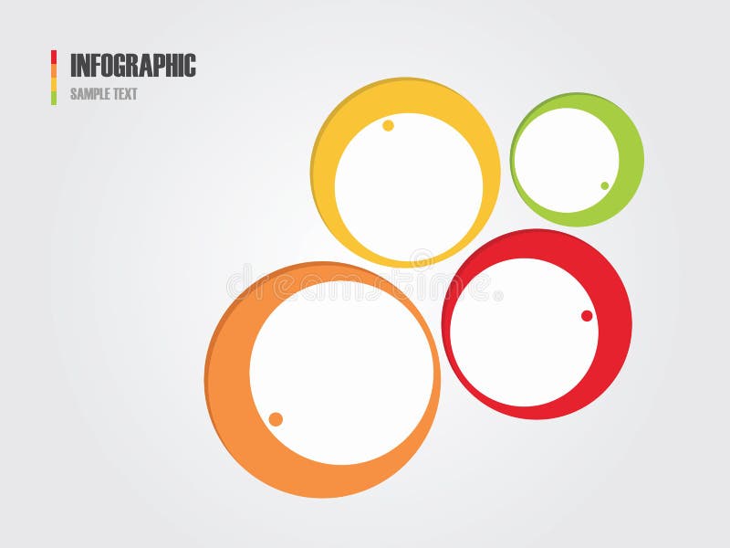 Infographic Report Template Layout. Vector Illustration Stock Vector ...