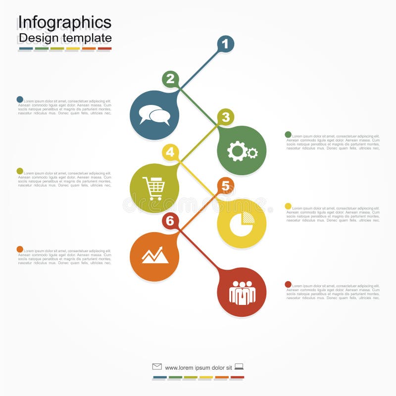 Infographic Report Template. Vector Illustration Stock Vector ...