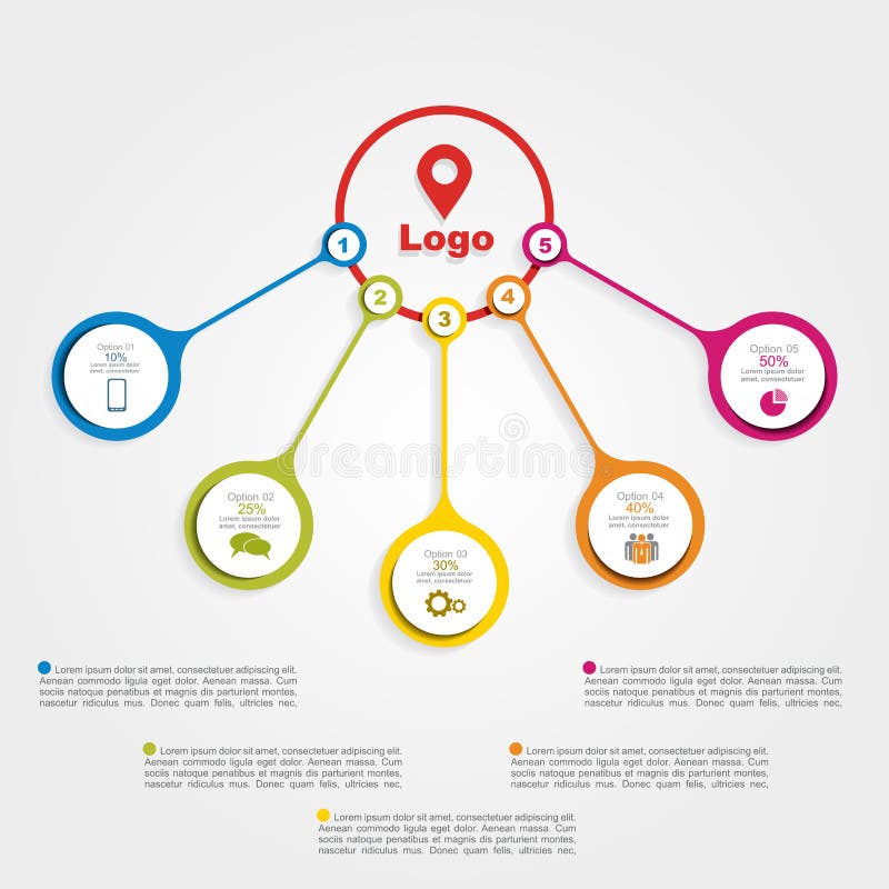 Infographic Report Template. Vector Illustration Stock Vector ...