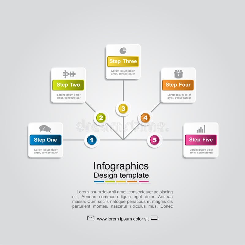Infographic Report Template. Vector Illustration. Stock Vector ...