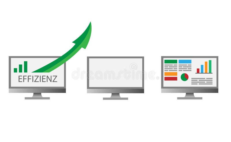 Infographic Screen Statistics Stock Vector - Illustration of chart ...