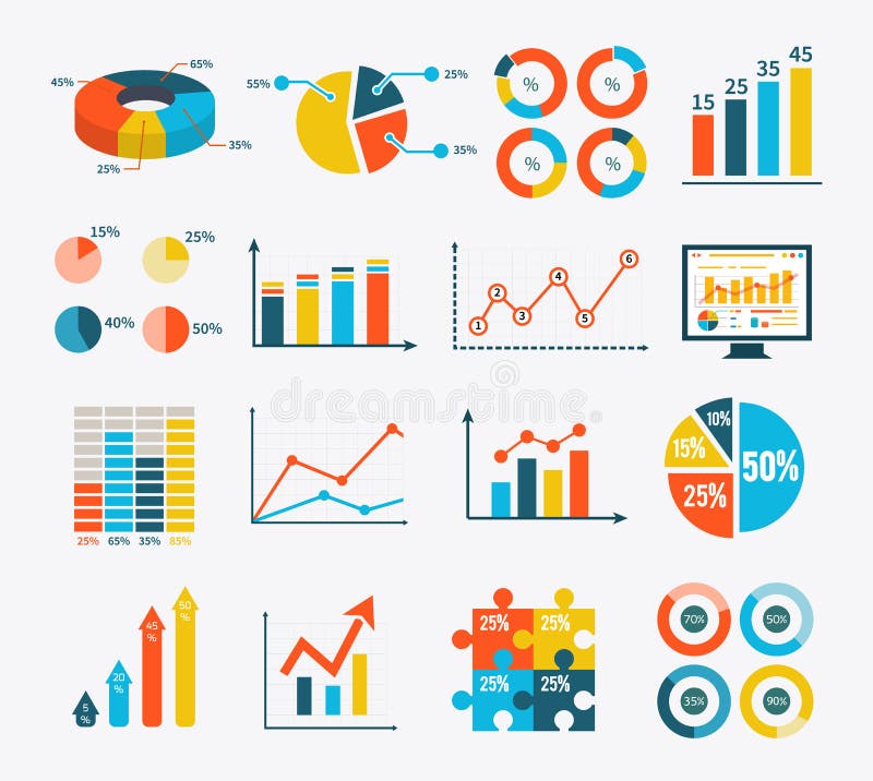 Infographics Chart Set. Charts Result Graphs Icons Statistics Financial ... Infographics Chart Set. Charts Result Graphs Icons Statistics Financial ...