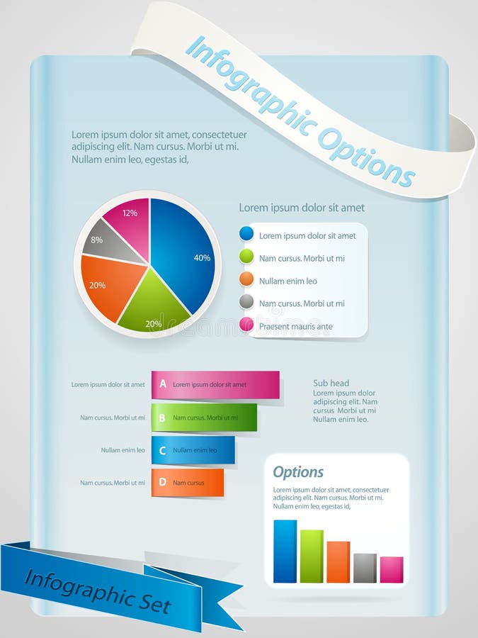 Infographic set stock vector. Illustration of data, elements - 37449209