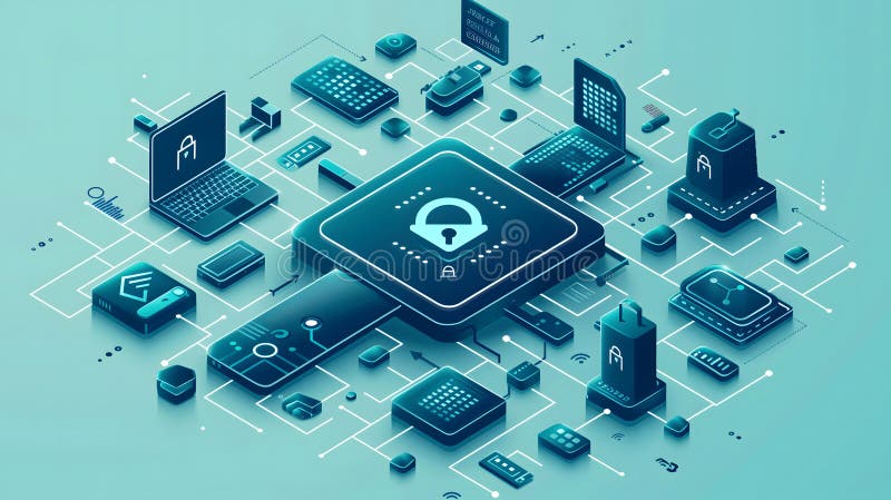 Infographic Showcasing a Breakdown of the Cybersecurity and ...