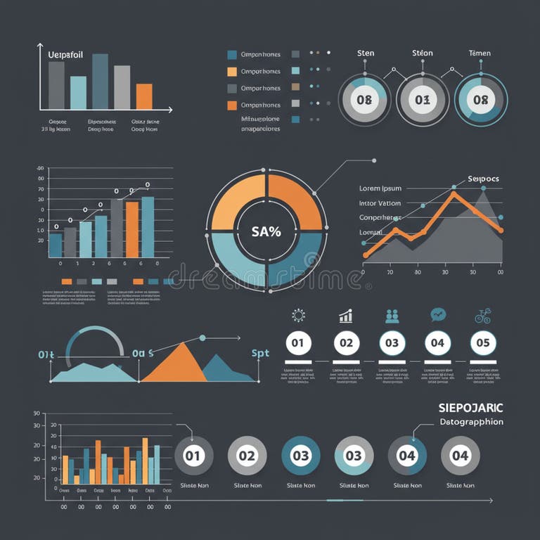 Infographic Showcasing Stock Illustrations – 3,107 Infographic ...
