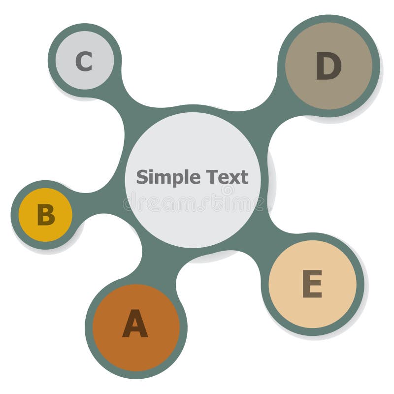 Infographic Simple Text Vector Stock Illustration - Illustration of ...