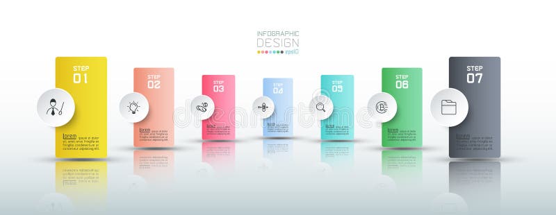 Square Design for Presentation 7 Option Can Use with Show Results Stock ...