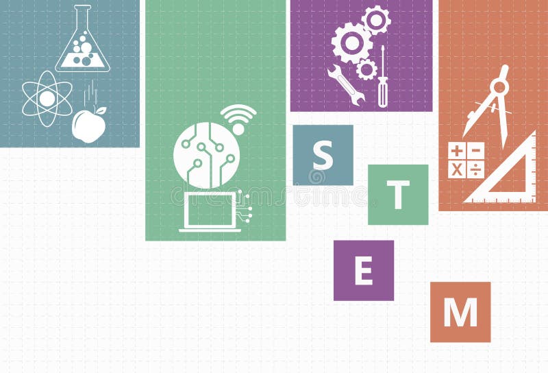 Infographic STEM Education stock vector. Illustration of learning ...