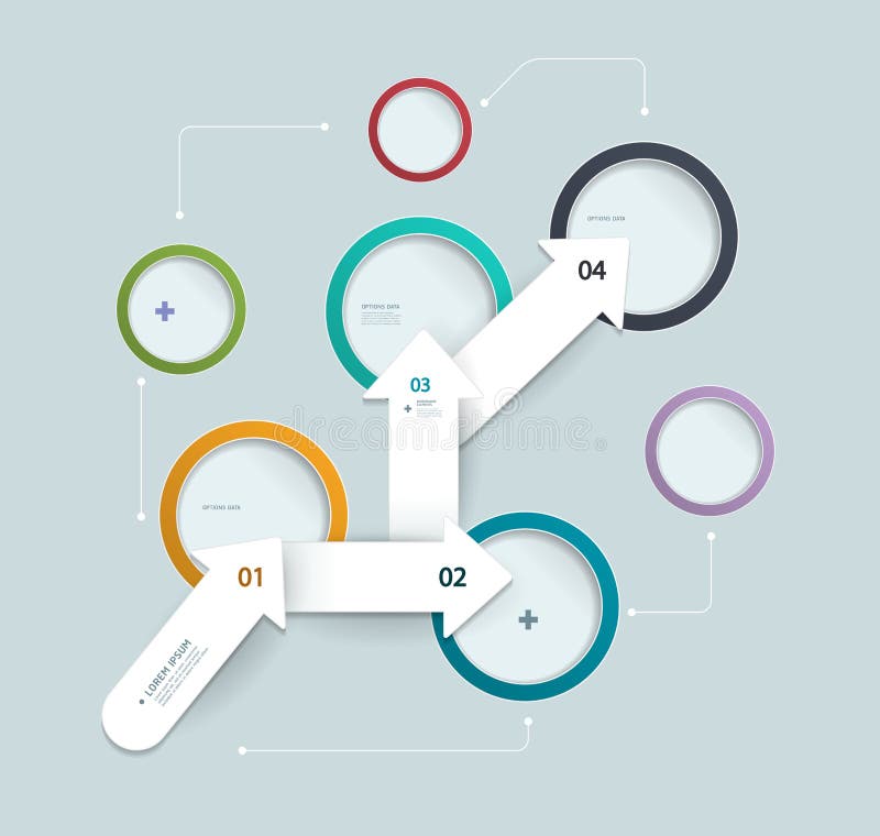 Infographic Step by Step Template Stock Vector - Illustration of ...