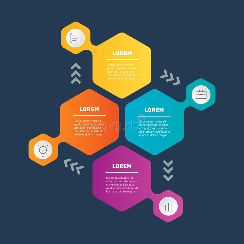Four Parts Design Template Stock Illustrations – 2,967 Four Parts ...