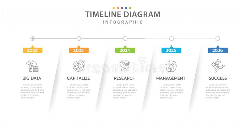Infographic 5 Steps Timeline Diagram Calendar with Modern Icons Stock ... Infographic 5 Steps Timeline Diagram Calendar with Modern Icons Stock ...