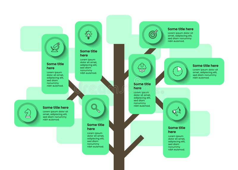 Infographic Modern Vector Tree Sign Stock Illustrations – 2,665 ...
