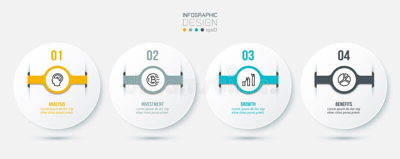 Infographic Template Business Concept with Step Stock Vector ...