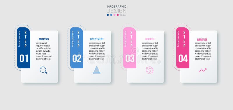 Infographic Template Business Concept with Step Stock Vector ...