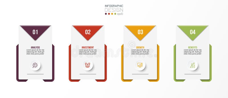 Infographic Template Business Concept with Step Stock Vector ...