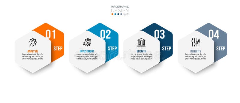 Infographic Template Business Concept with Step Stock Vector ...