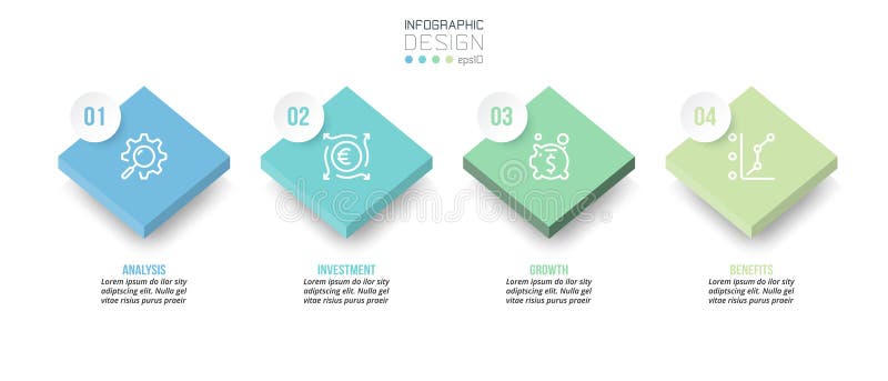 Infographic Template Business Concept with Step Stock Vector ...