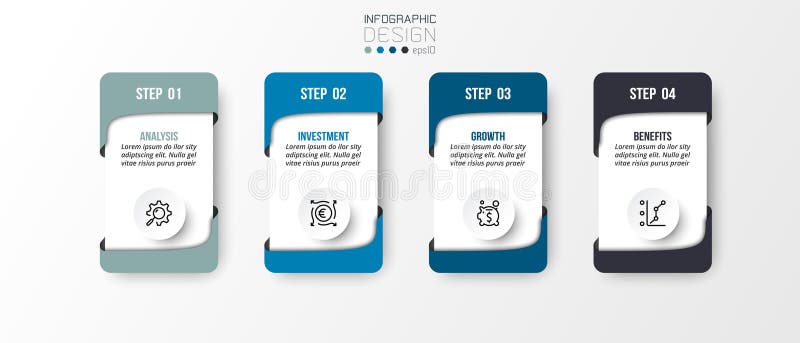 Infographic Template Business Concept with Step Stock Vector ...