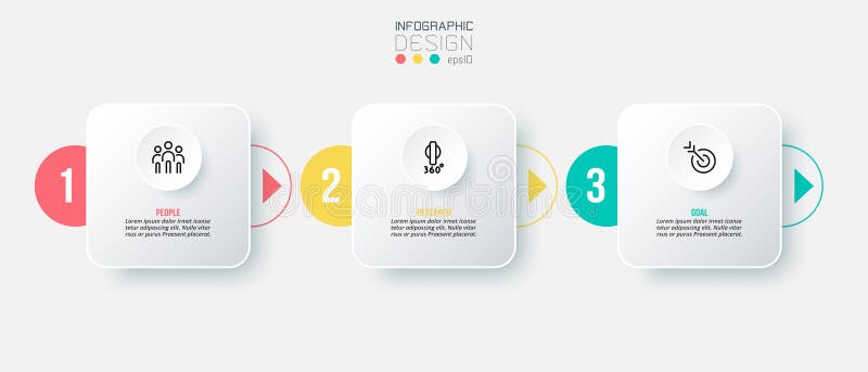 Infographic Template Business Concept with Step Stock Vector ...