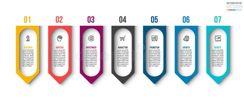 Infographic Template Business Concept with Step Stock Vector ...