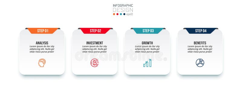 Infographic Template Business Concept with Step Stock Vector ...