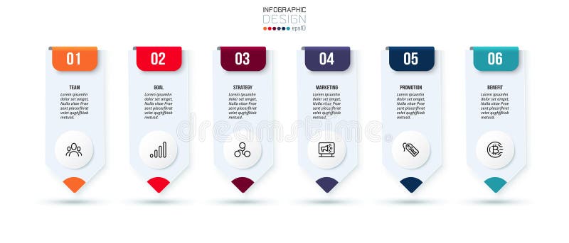Infographic Template Business Concept with Step Stock Vector ...