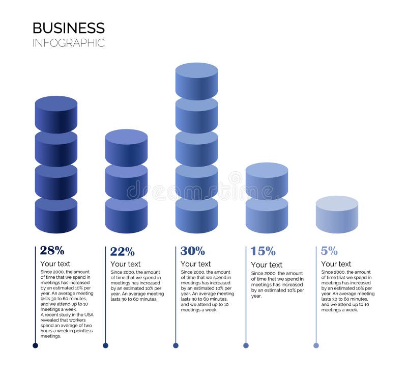 Infographic Template for Business. 5 Steps Modern Timeline Diagram with ...
