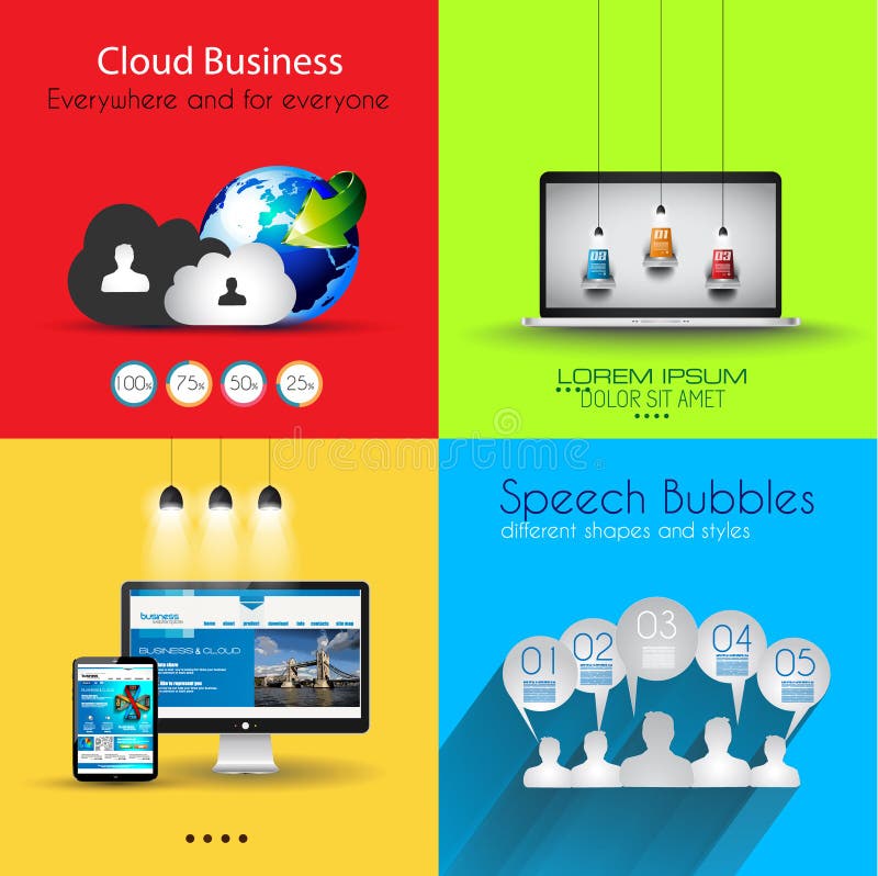 Infographic Template Collections with a Lot of Different Design ...