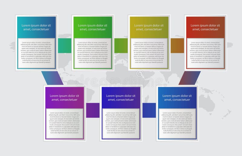 Infographic Template Colorful Modern Square Folder Topic , Presentation ...