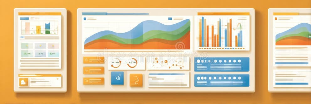 Infographic Template Featuring Customizable Placeholders for Presenting ...