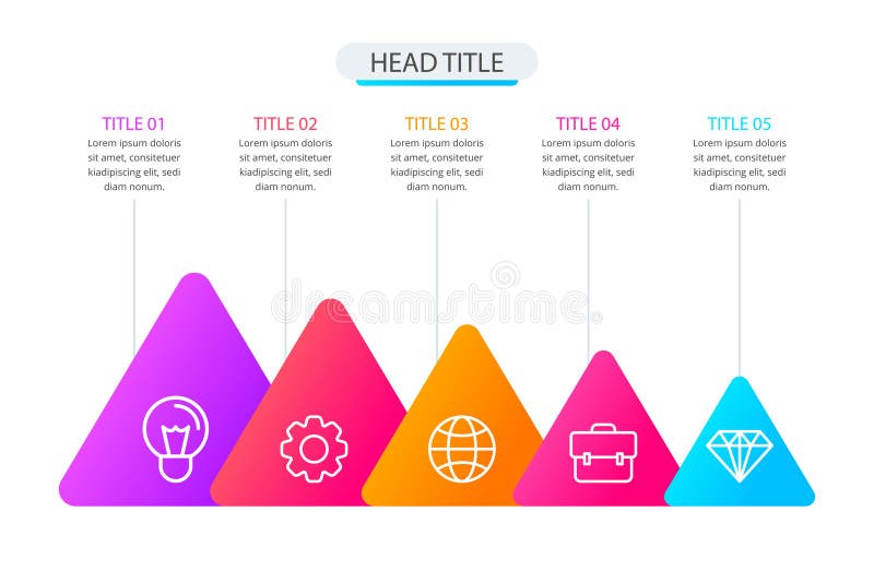 Pyramid, Level, and Hierarchy Infographic Template for Presentation ...